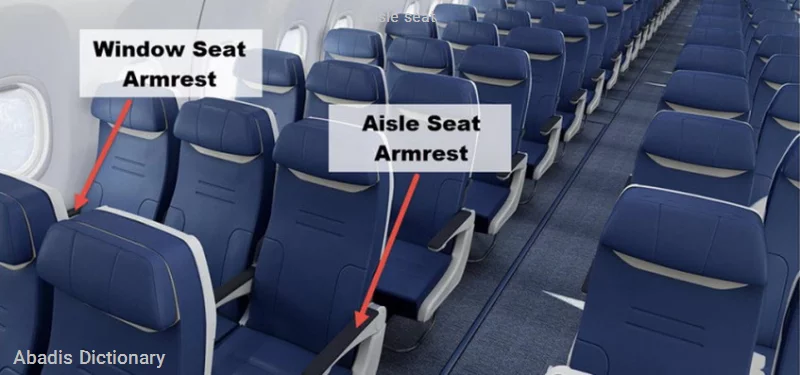 aisle seat - معنی تخصصی در دیکشنری آبادیس