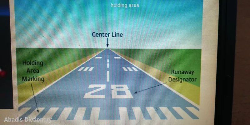 holding area - معنی تخصصی در دیکشنری آبادیس