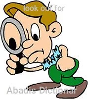 look out for - معنی تخصصی در دیکشنری آبادیس