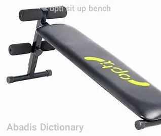 opti sit up bench - معنی تخصصی در دیکشنری آبادیس